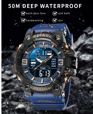 Sport Water Resistant Quartz Watch for Boys – K SHOP