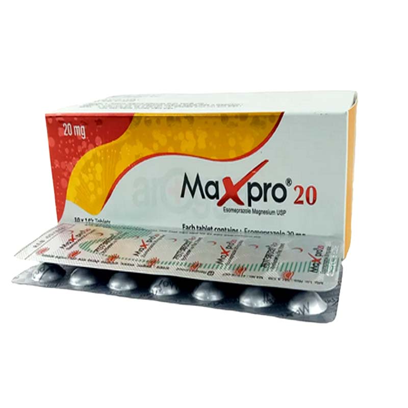 Maxpro tablet 20mg- 1 strip – K SHOP