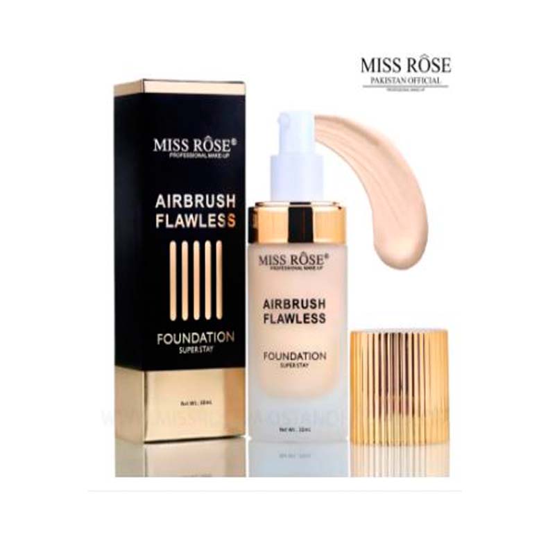 Miss Rose Airbrush Flawless Foundation Super stay 30ml – K SHOP